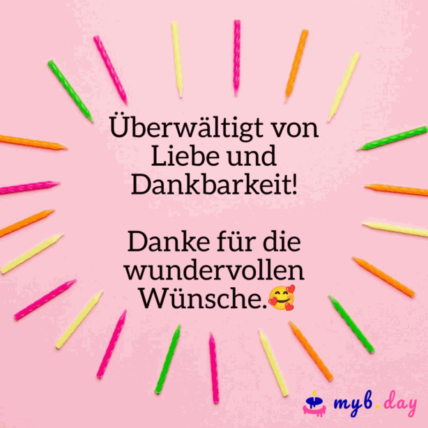 Vielen Dank für die Glückwünsche - 50 elegante Danksagungen