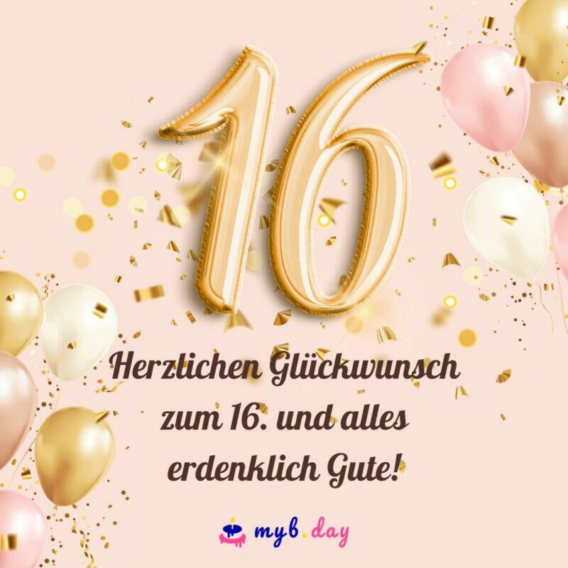 16 Geburtstag Sprche Kurz