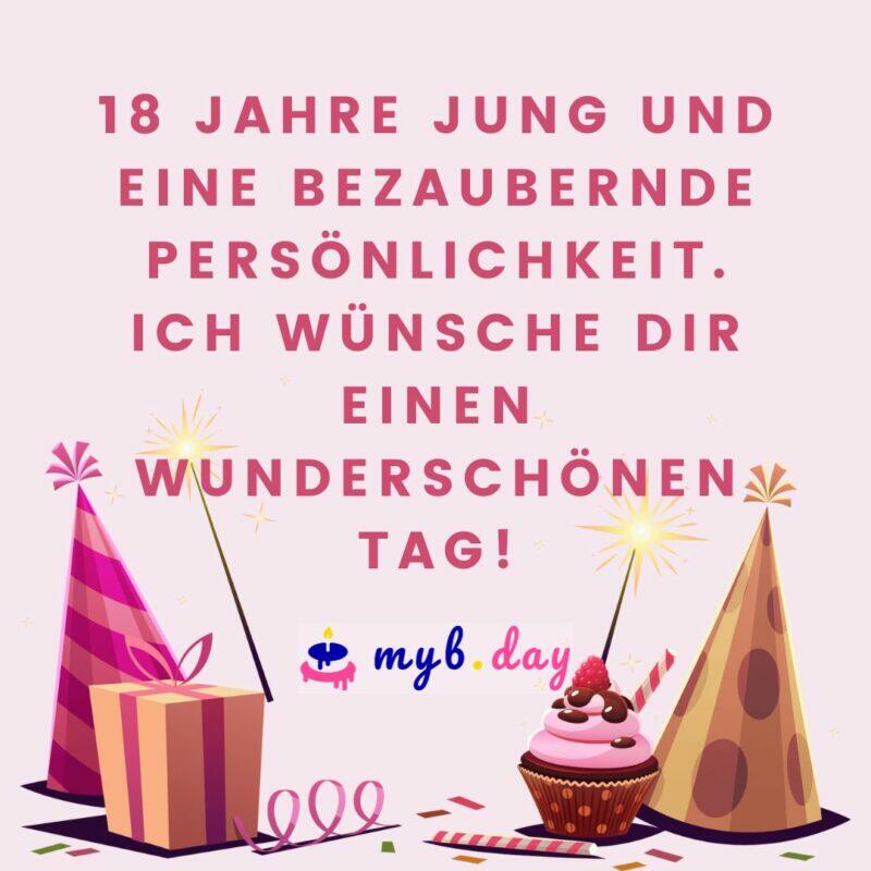Wunderbar 18 Jahre Geburtstag Spruche Ebenbild